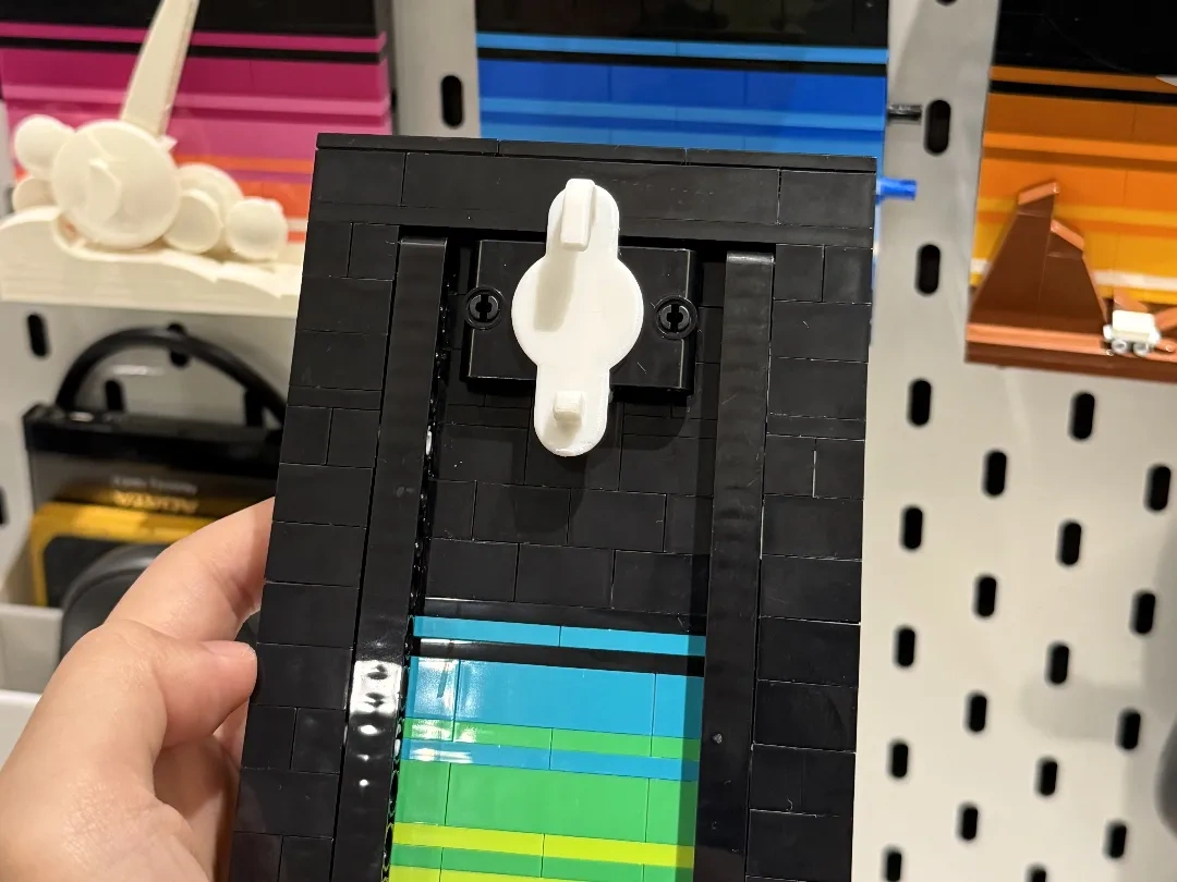 IKEA pegboard Lego picture frame pegs by Bleak - MakerWorld
