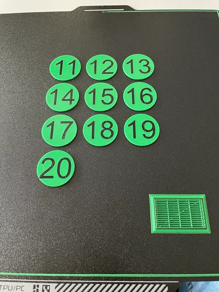 Coin numbers and alphabet by Chefkoch - MakerWorld