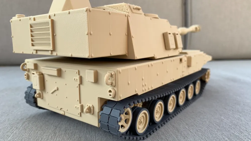 M109A7 Paladin Self-Propelled Howitzer - Free 3D Print Model - MakerWorld
