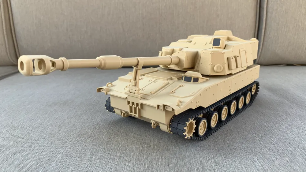 M109A7 Paladin Self-Propelled Howitzer - Free 3D Print Model - MakerWorld