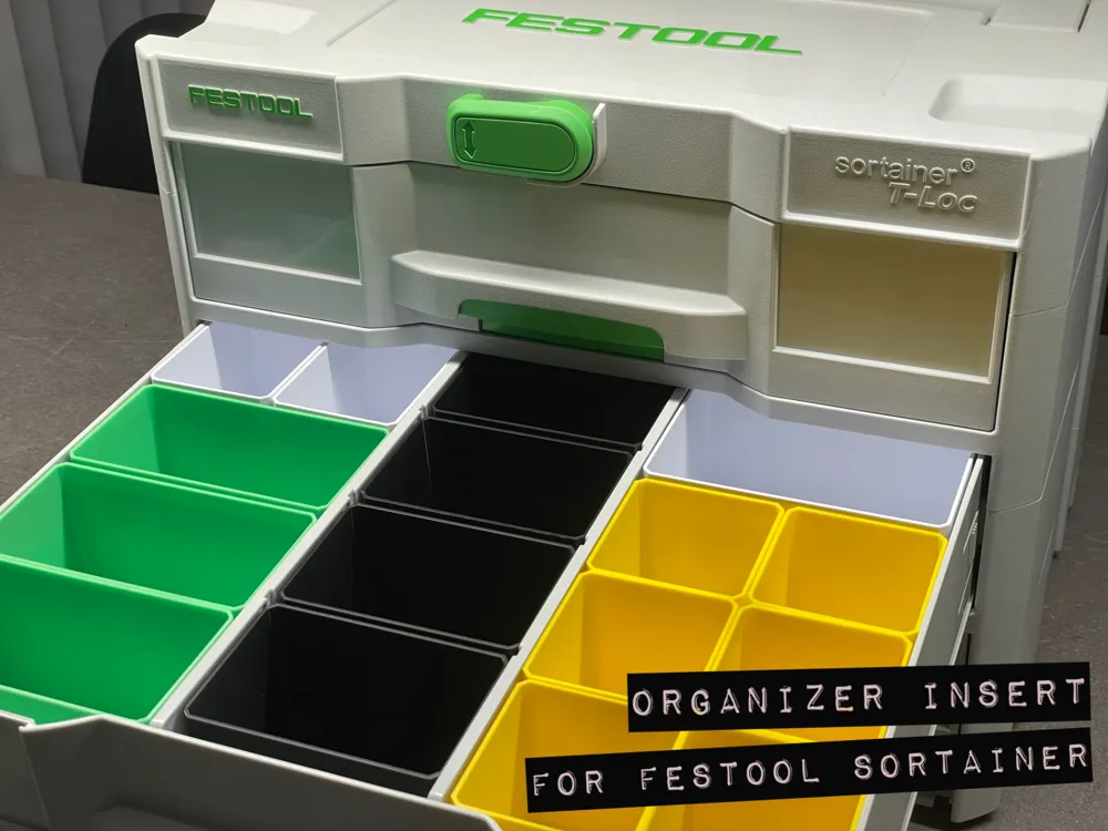 Festool / Tanos Systainer Sortainer Inserts by foxedrod - MakerWorld