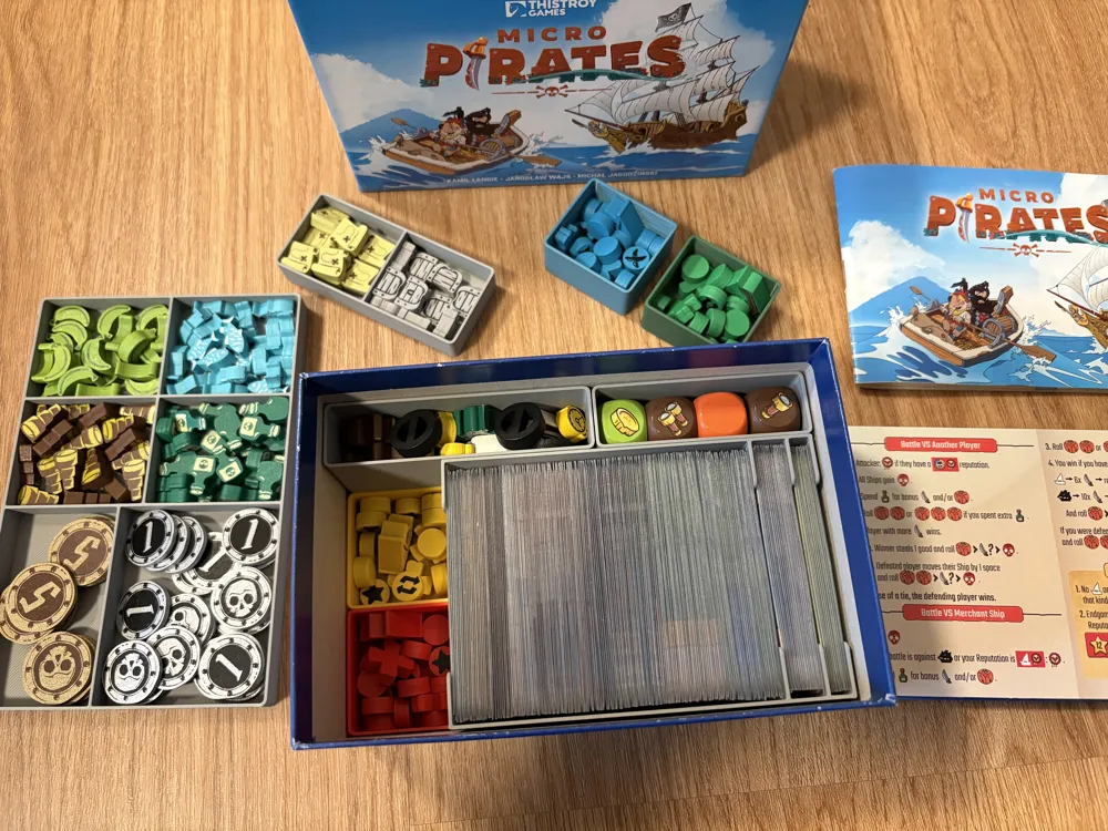 Micro Pirates Box Organizer (Sleeve Compatible) - Free 3D Print Model ...