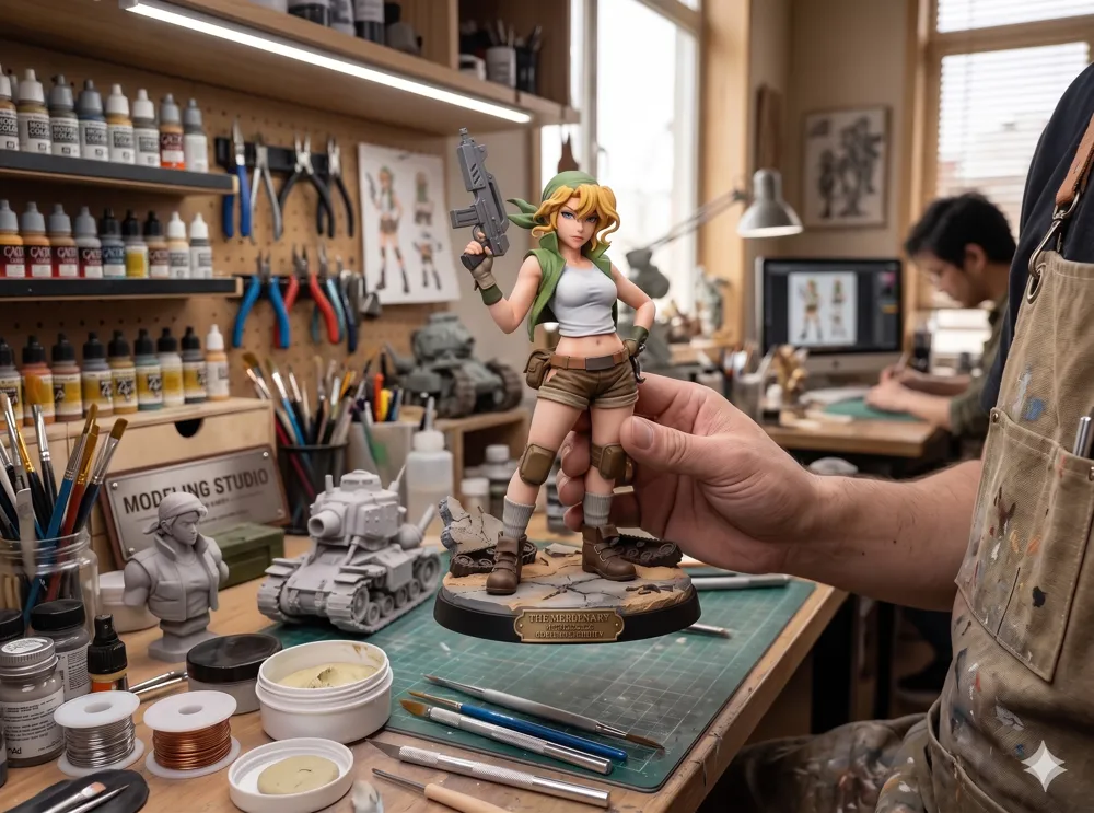 Metal Slug character: Eri Kasamoto - Free 3D Print Model - MakerWorld