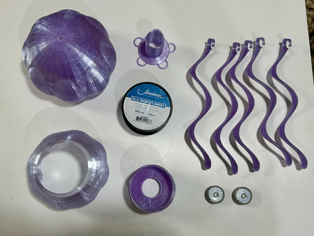 Glowing Jellyfish - Free 3D Print Model - MakerWorld