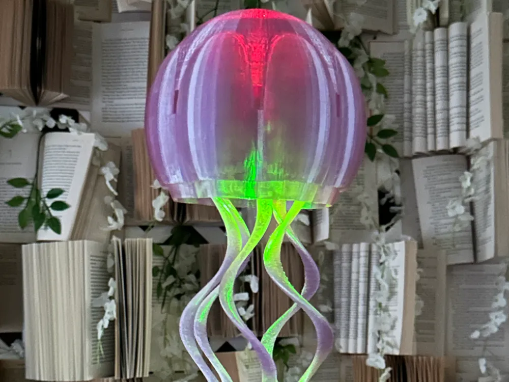 Glowing Jellyfish - Free 3D Print Model - MakerWorld