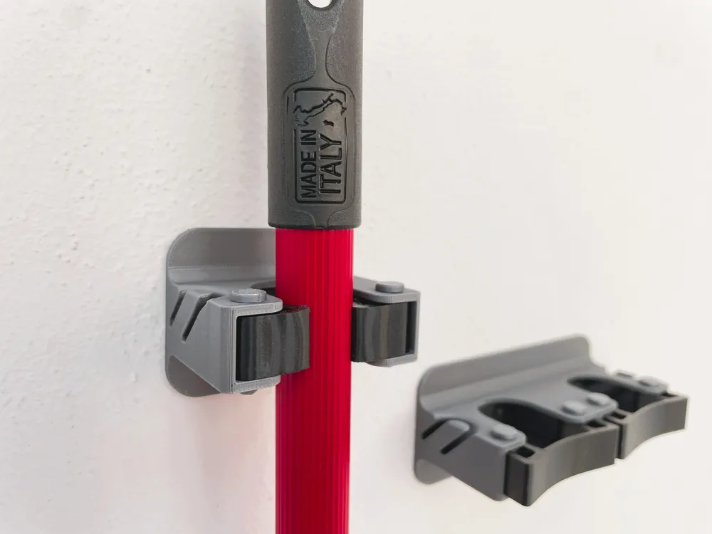 Broom Handle Holder V2 by Singh Design MakerWorld: Download Free 3D Models