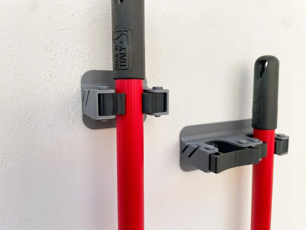 Broom Handle Holder V2 by Singh Design MakerWorld: Download Free 3D Models