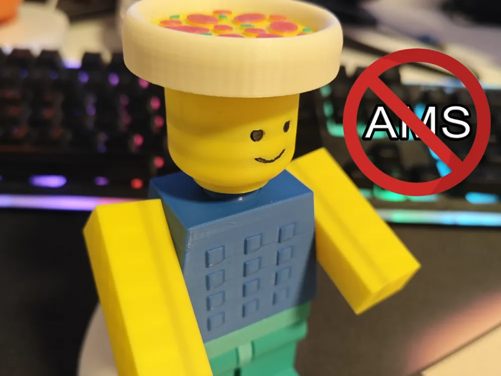 Figurine Noovini Pizzanini de Roblox Multiparti - Modèle d'Impression ...