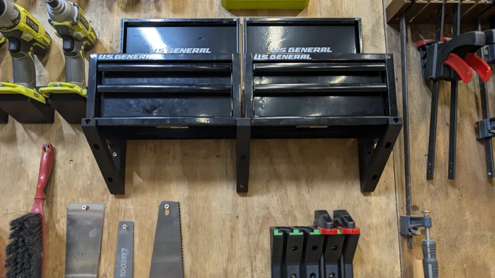 US General Mini Toolbox Wall Mount (heavy duty) by NLP_Customs ...