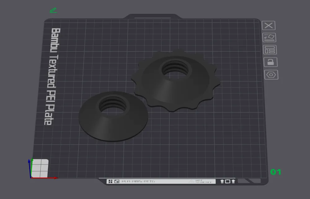 Python AMS - Spool Holder 40-78mm universal Remixed by t.meyer83 ...