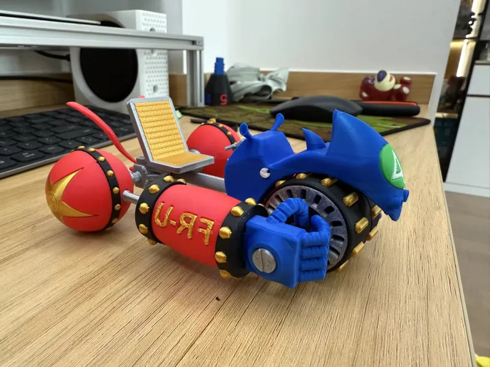 【No AMS Required】FR-U Rhino Tank No 4 - One Piece - Thousand Sunny ...