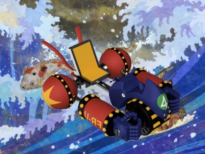 【No AMS Required】FR-U Rhino Tank No 4 - One Piece - Thousand Sunny ...