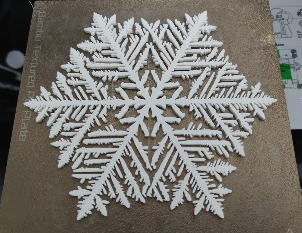 Huge Snowflake Ornament by Perfect Scale - MakerWorld