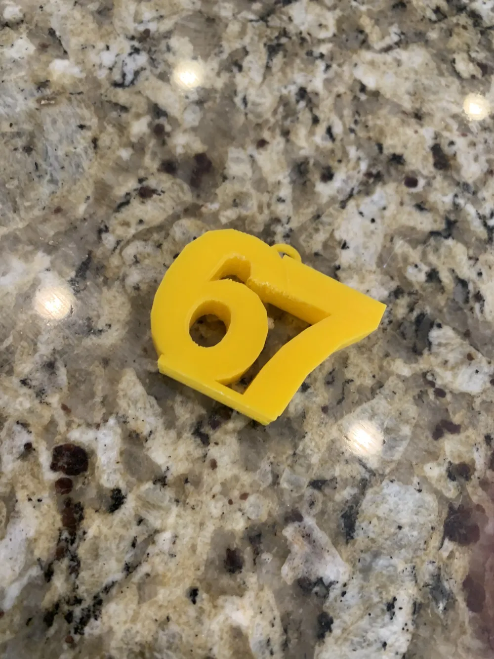 67 keychain - Free 3D Print Model - MakerWorld