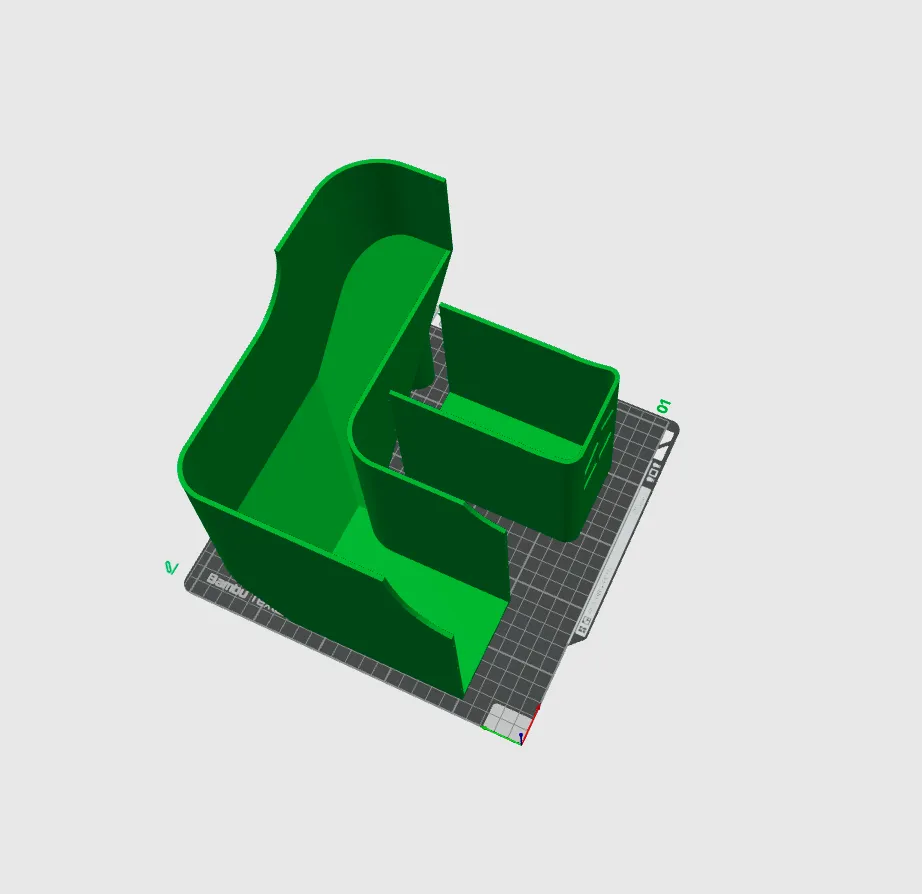 Bambu P1and X1 Series Large Filament Waste Chute Remixed by Raychu ...