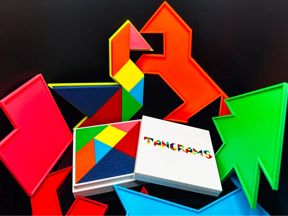 Geometric Tangrams by Eluded Studios - MakerWorld