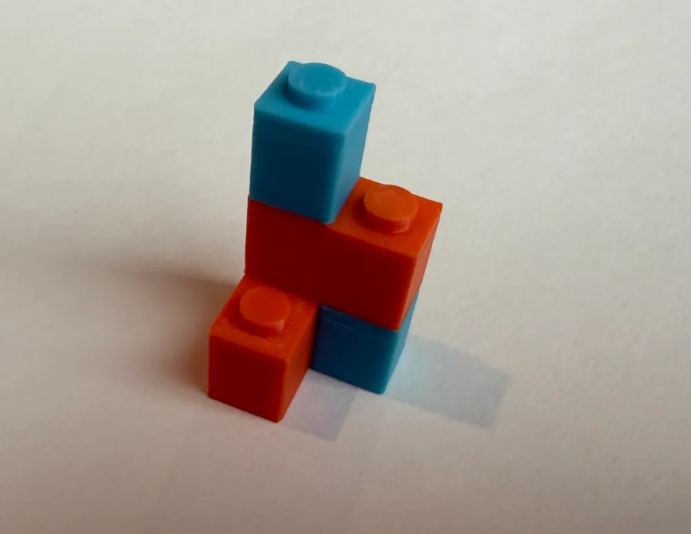 Danish Inspired Plastic Brick (1x1) by Cl1pT - MakerWorld