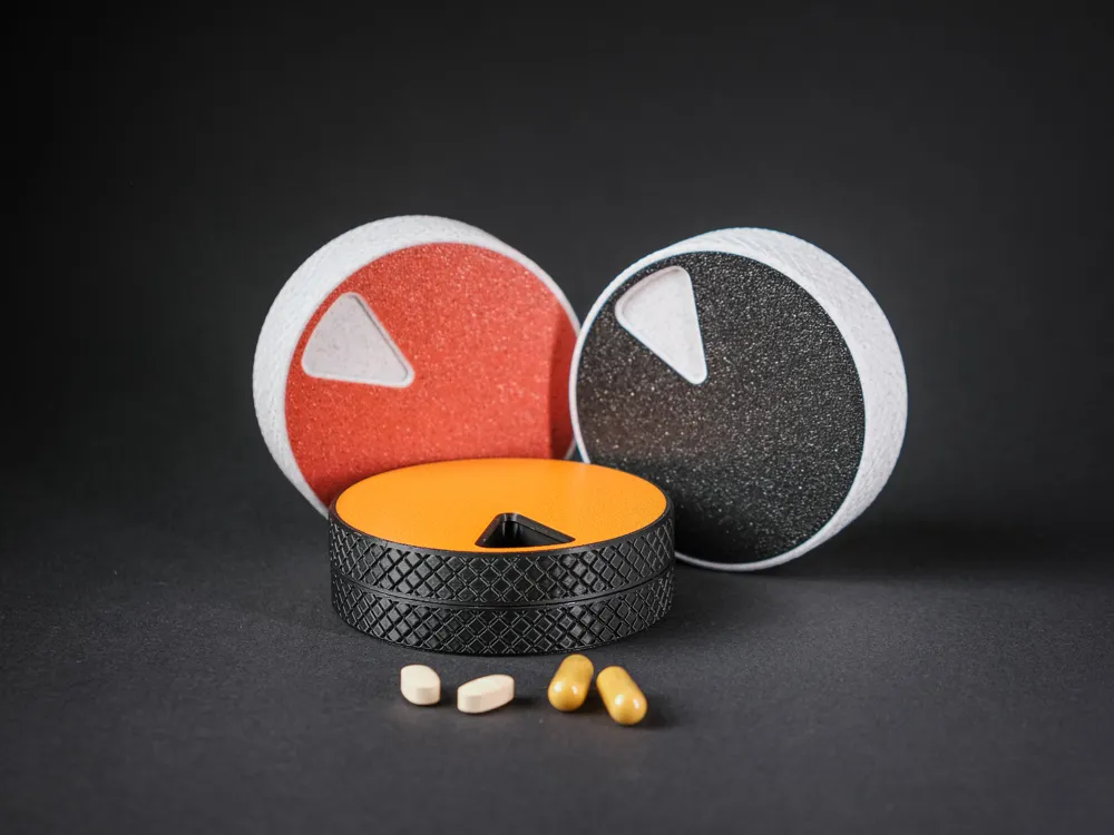 Rotating Pill Organizer - 7 Days - Free 3D Print Model - MakerWorld