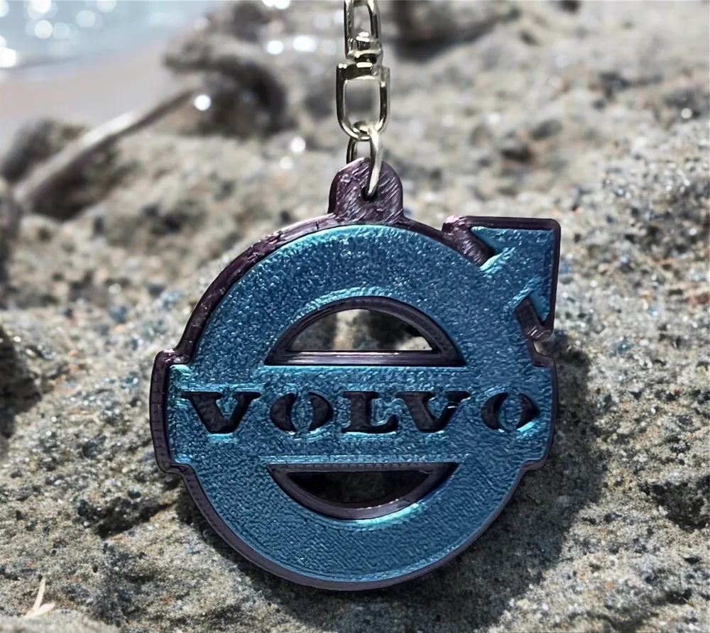 volvo logo keychain by ricky - MakerWorld