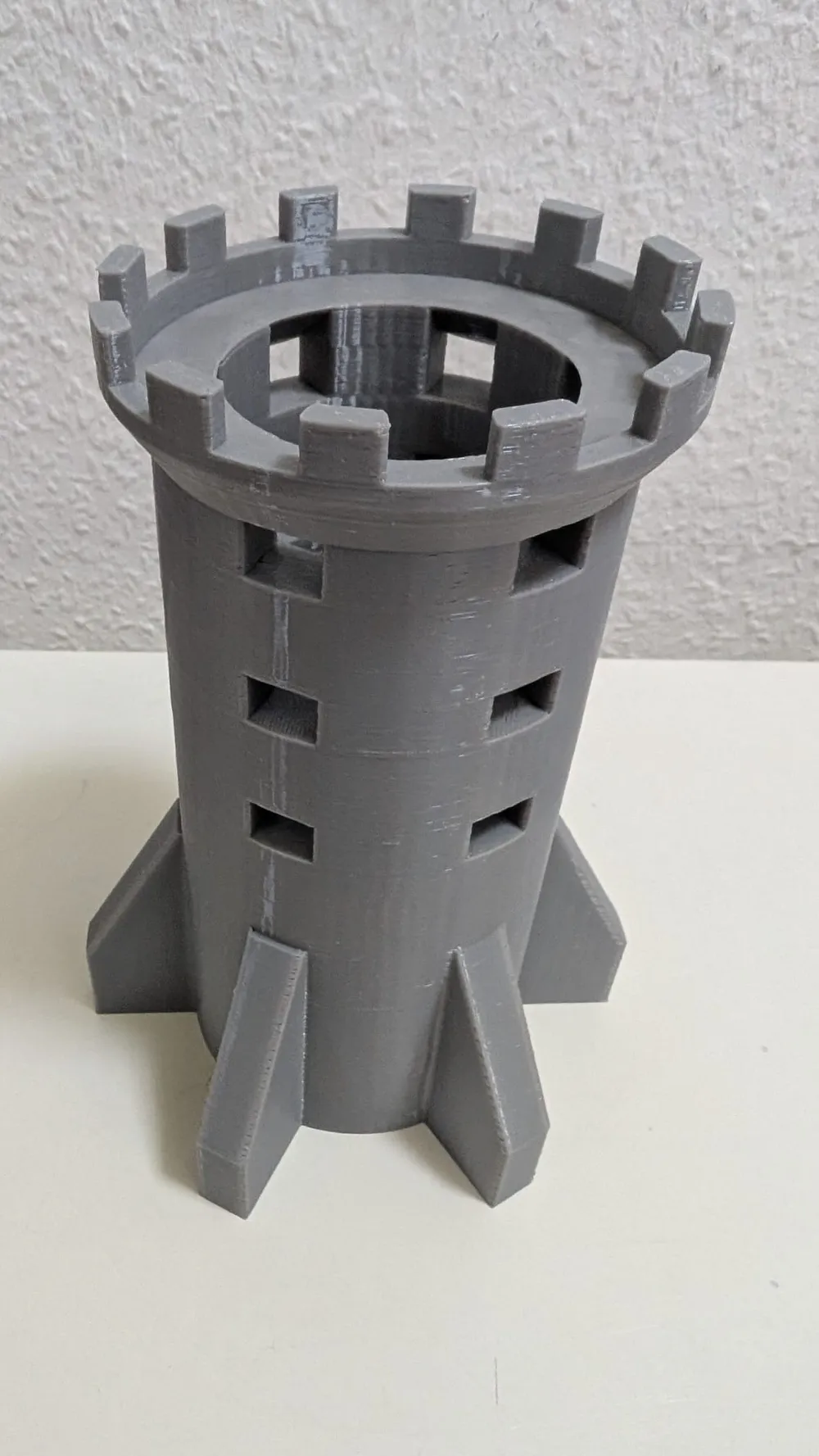 Simple Castle Tower - Free 3D Print Model - MakerWorld