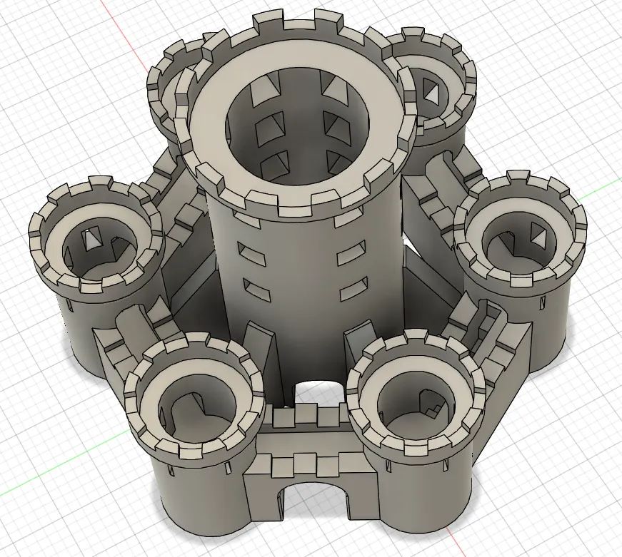 Simple Castle Tower - Free 3D Print Model - MakerWorld