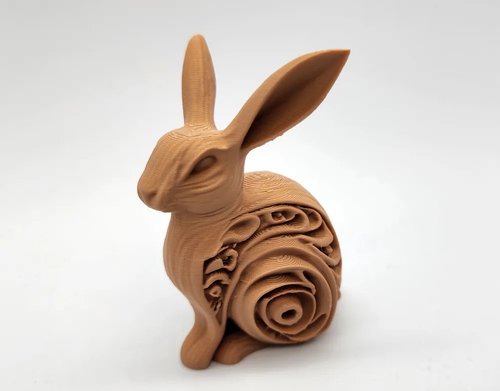 Wood-Carved Rabbit #1 by Triple G Workshop MakerWorld: Download Free 3D ...