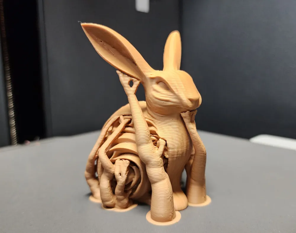 Wood-Carved Rabbit #1 by Triple G Workshop MakerWorld: Download Free 3D ...