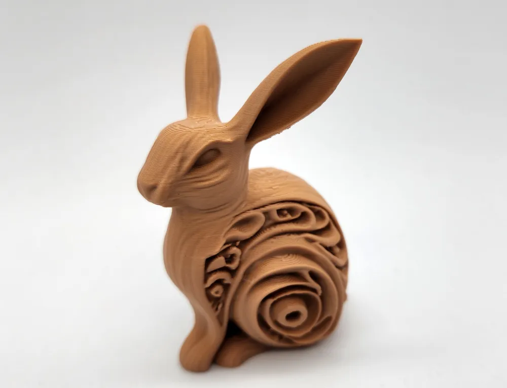 Wood-Carved Rabbit #1 by Triple G Workshop MakerWorld: Download Free 3D ...