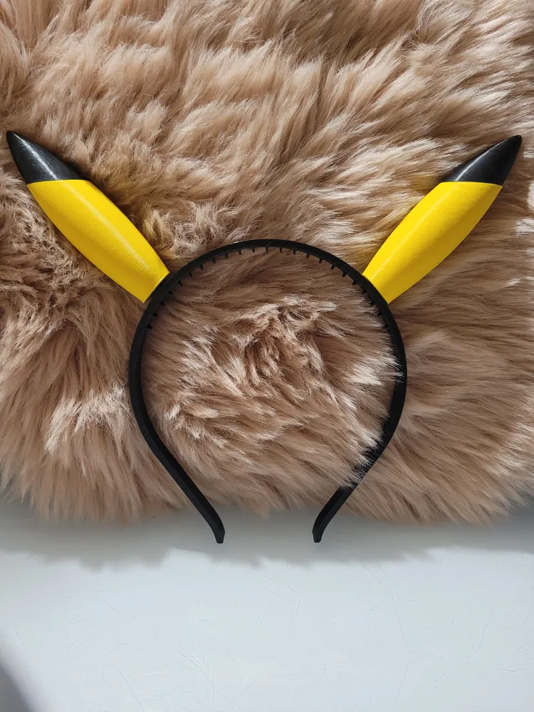 pikachu ears for kids and adults - Free 3D Print Model - MakerWorld