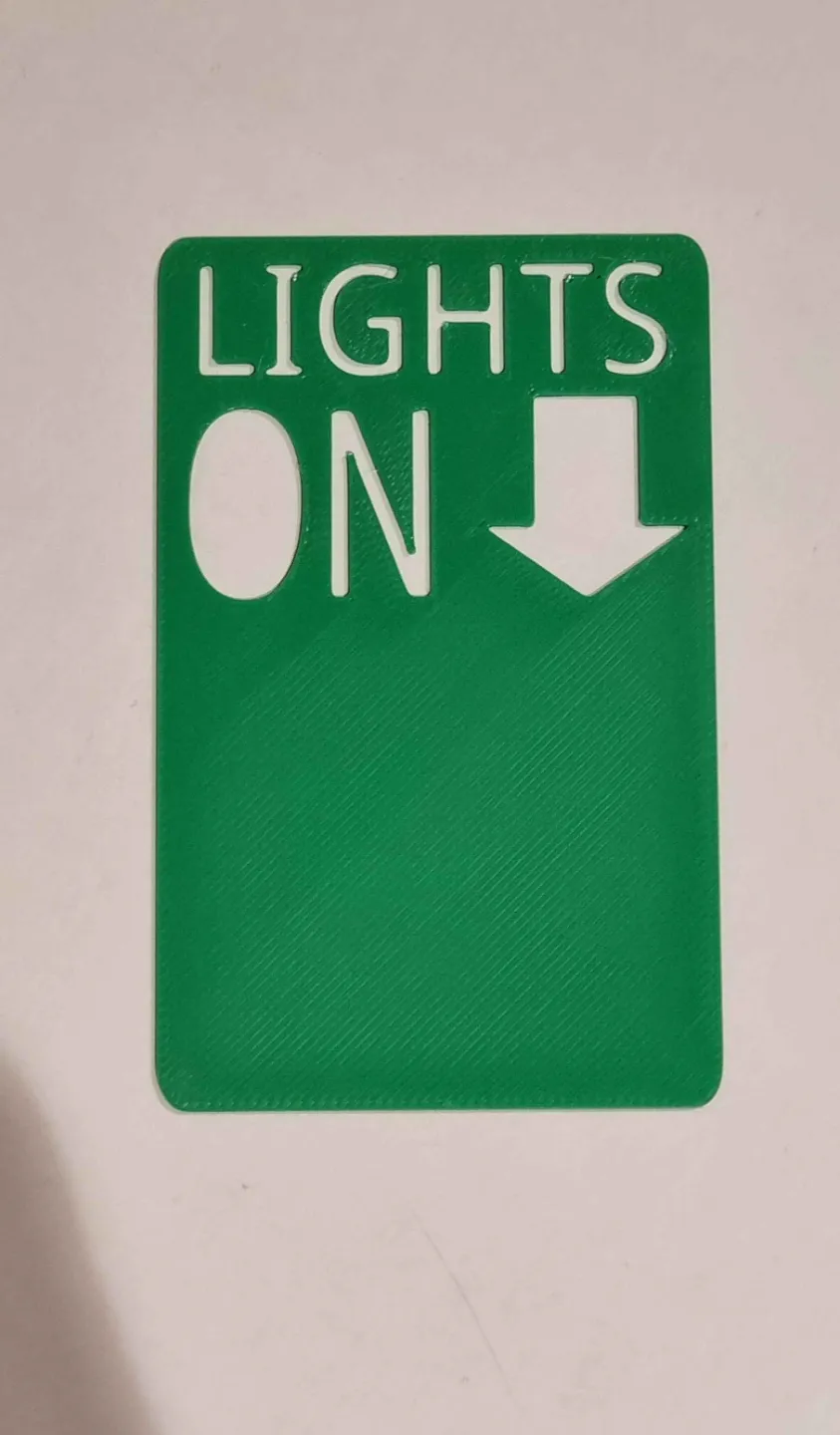 Hotel room card to keep power on - Lights ON! by TRM - MakerWorld