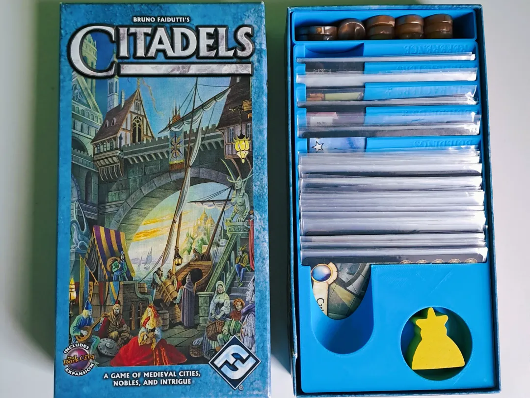 Citadels board game insert, expansion included - Free 3D Print Model ...