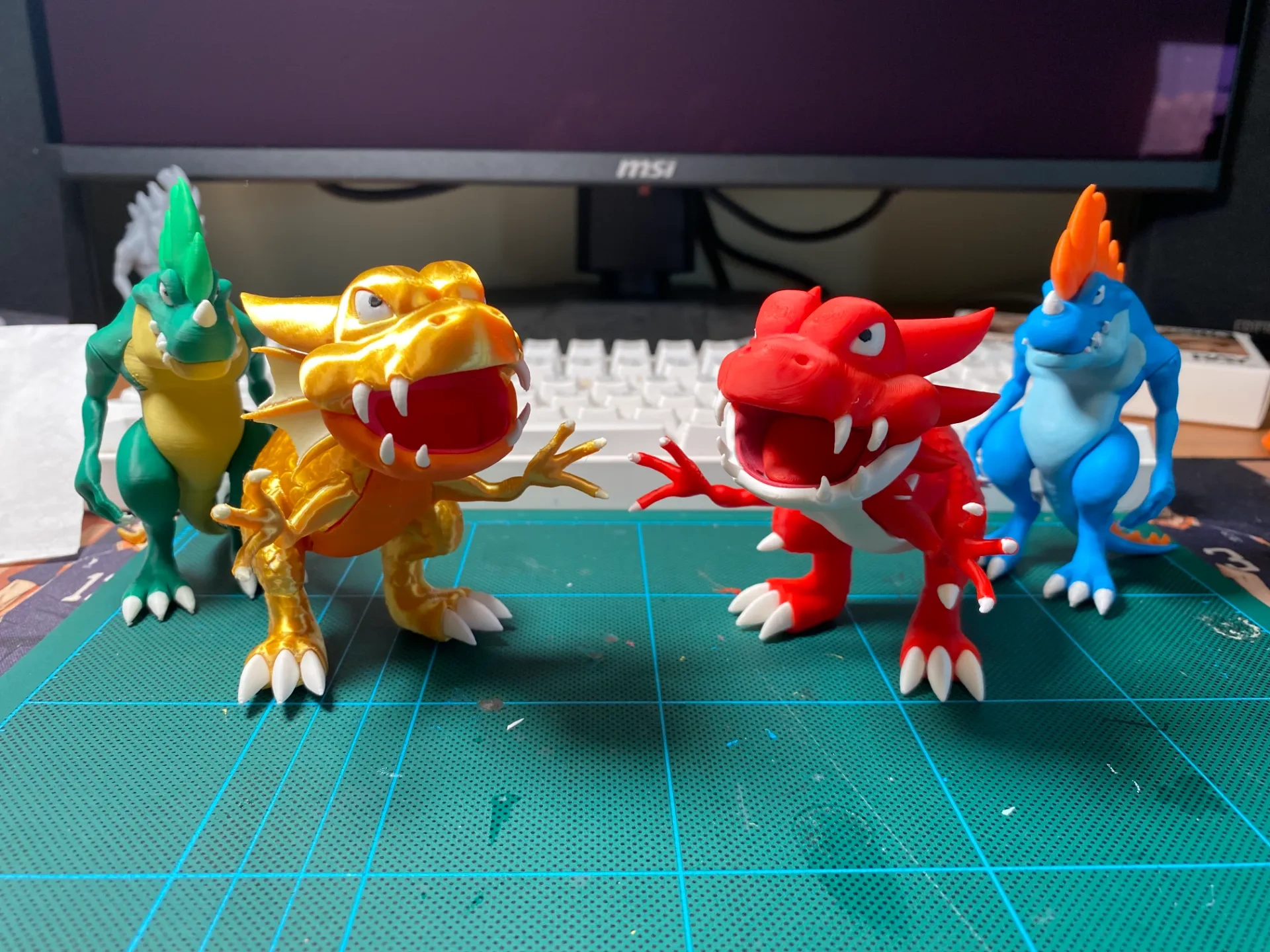 Stone Age - Tyrannosaurus Rex Series - Red Rex/Blue Rex/Gold Rex ...