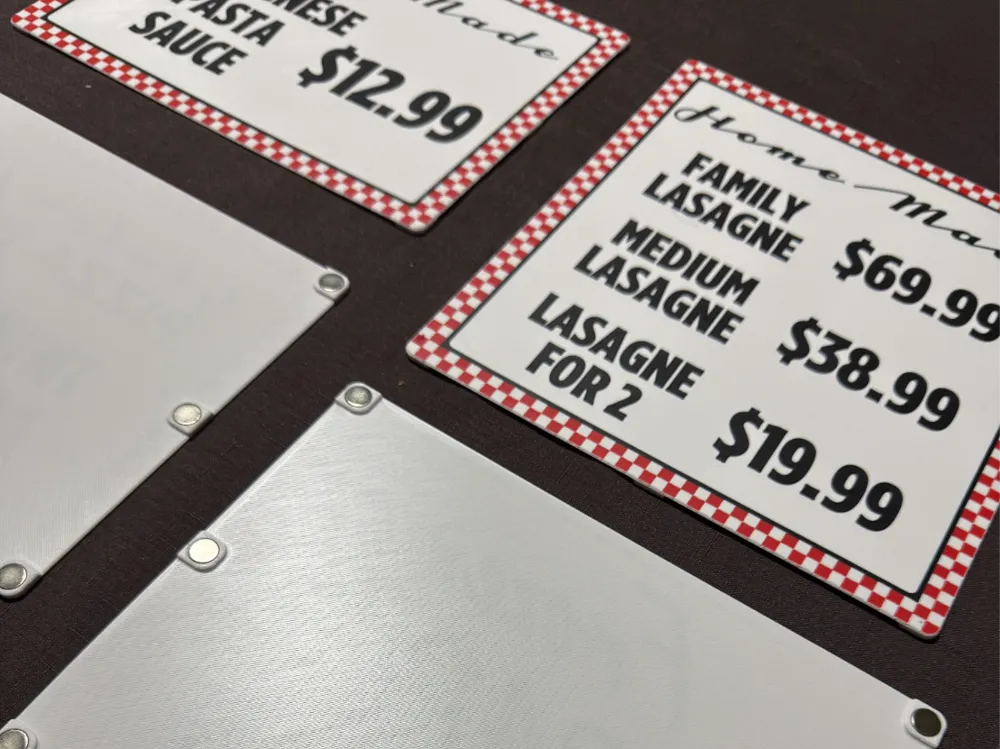 Customisable Magnetic Fridge Signs - Display Signs by kingjamesbosca ...