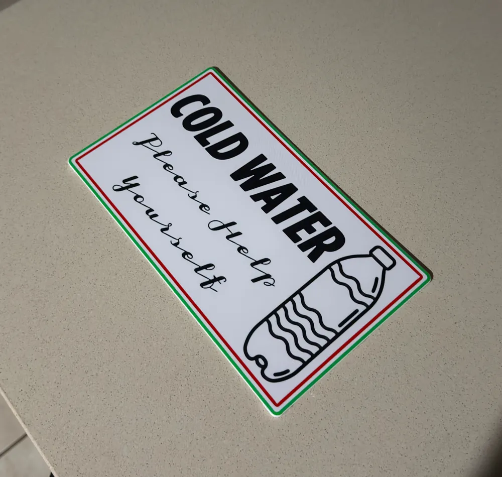 Customisable Magnetic Fridge Signs - Display Signs by kingjamesbosca ...