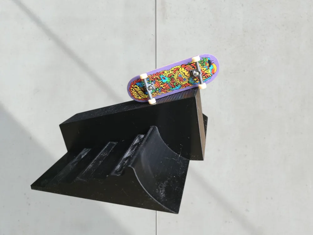 Fingerboard Skate Park 2 - Free 3D Print Model - MakerWorld