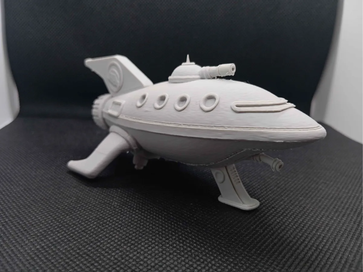 Statua Fanart dell'Astronave Planet Express di Futurama da DreamMesh MakerWorld: Scarica Modelli ...
