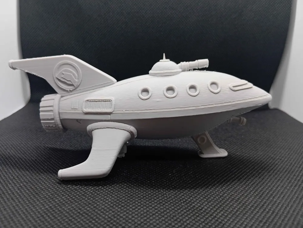 Futurama Planet Express Space Ship Fanart Statue by DreamMesh ...
