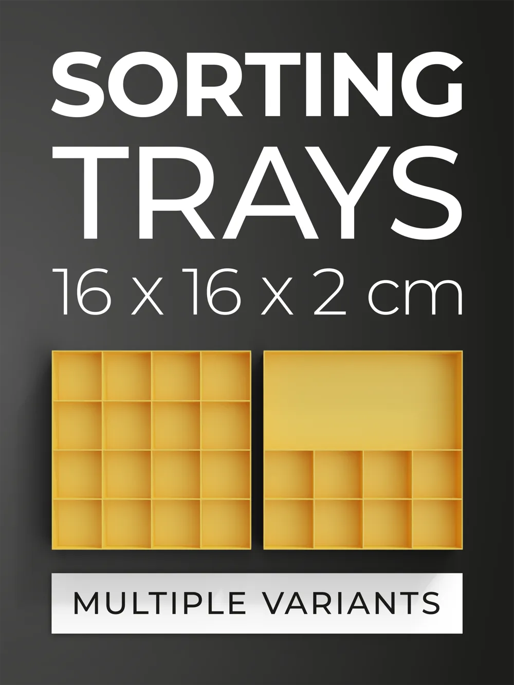 Simple Sorting Trays - Free 3D Print Model - MakerWorld
