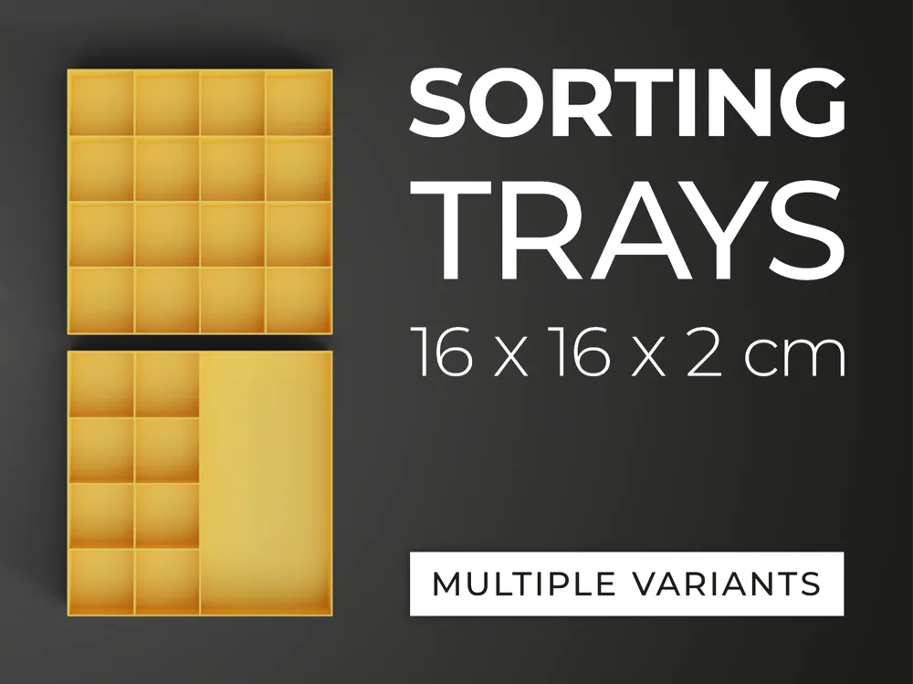 Simple Sorting Trays - Free 3D Print Model - MakerWorld