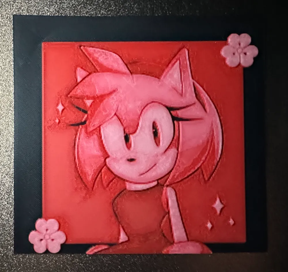 amy rose by Ashkicken MakerWorld: Download Free 3D Models
