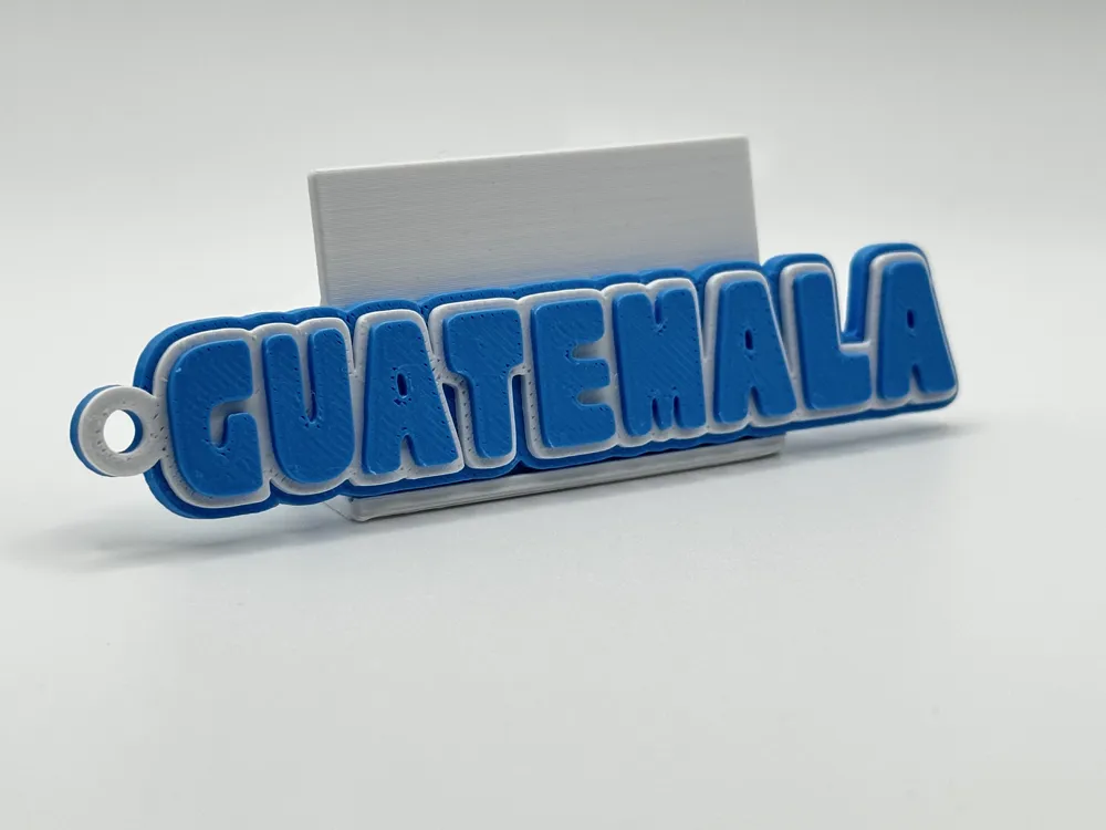Guatemala Keychain by Nephewjag MakerWorld: Download Free 3D Models