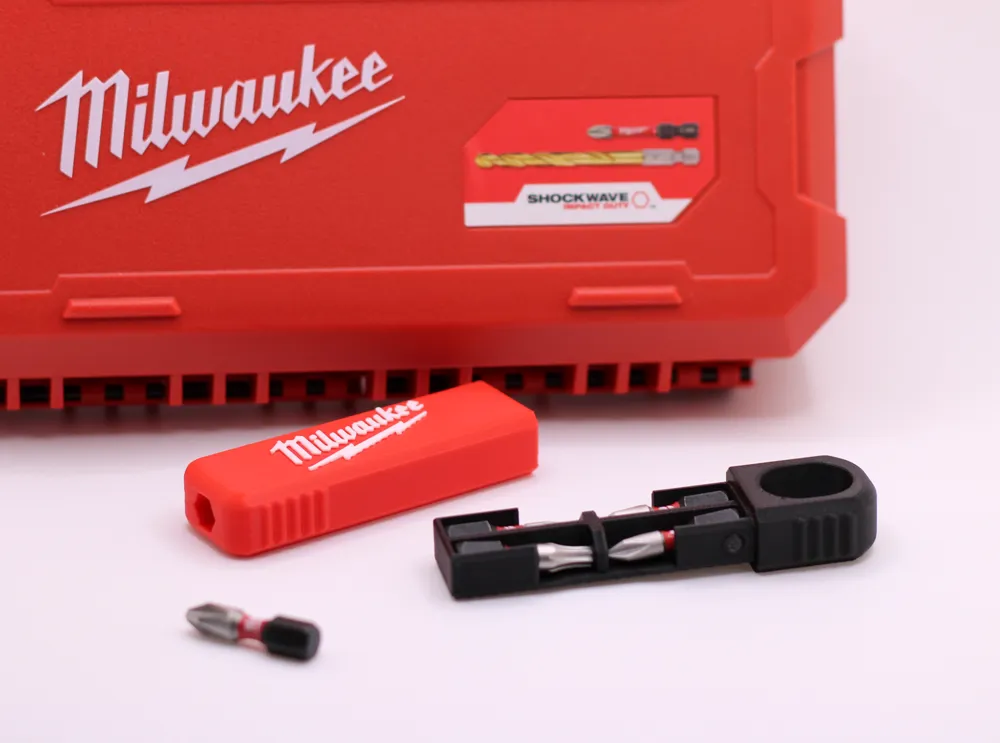 Milwaukee Pocket Screwdriver - Multi-Bit Tool - Free 3D Print Model ...