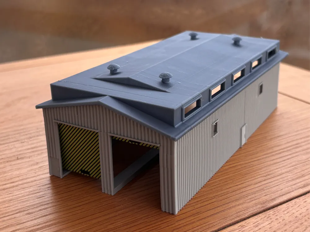 N轨火车库。铁路模型 (3个版本) 来自 Trenko MakerWorld：免费下载 3D 模型