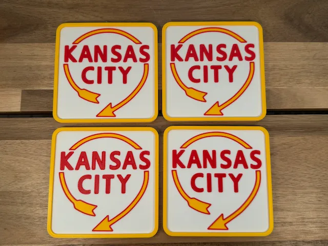 Kansas City "Western Auto" Sign Coasters and Caddy by dcv designs ...