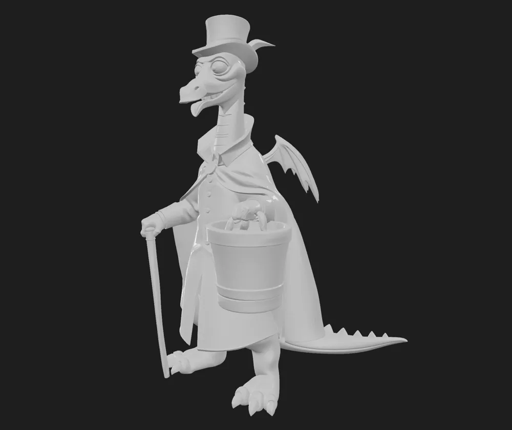 Figment Hatbox Ghost by Mansiongoodsinc MakerWorld: Download Free 3D Models