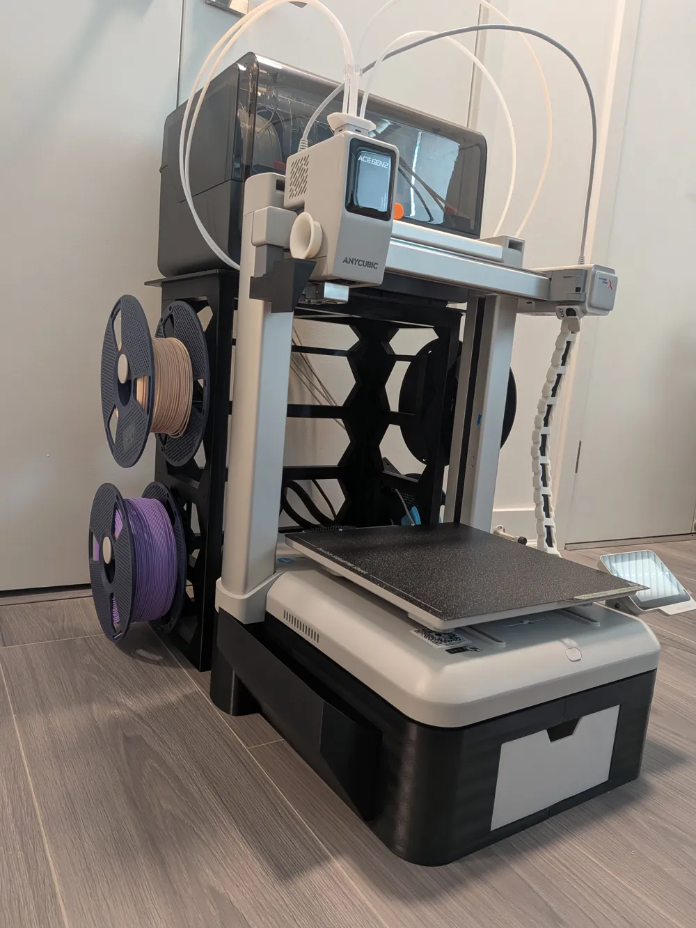 Modular Rear Rack for AMS/ACE and Side Spool Mount - Free 3D Print ...