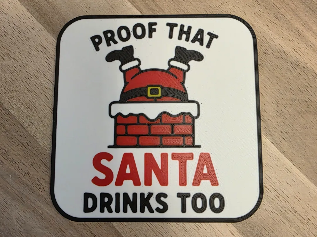 Proof that Santa drinks too - Free 3D Print Model - MakerWorld