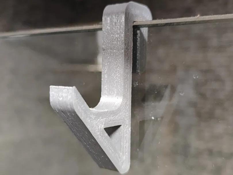 Towel hook for glass shower screen by NeloMakes - MakerWorld
