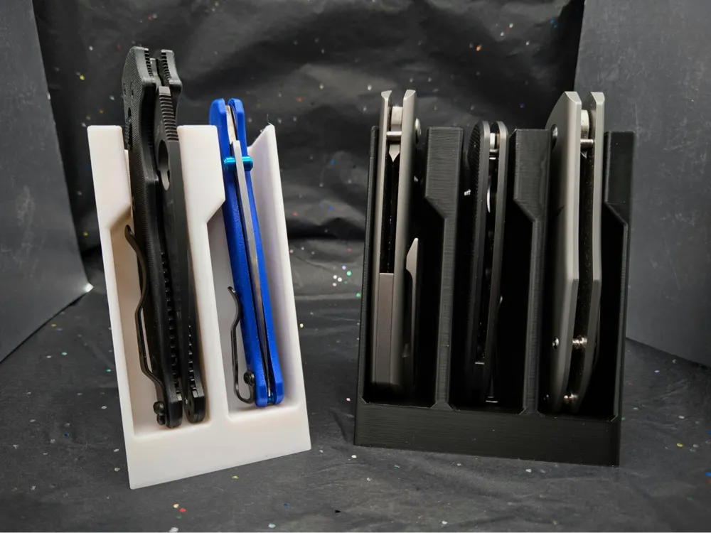 Upright Folding Knife Display | Multiple Sizes by Materium MakerWorld ...