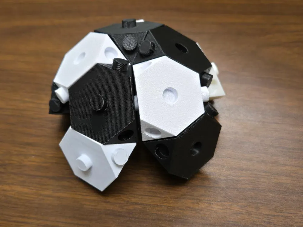 TETRA-BLOCKS, TRUNCATED TETRAHEDRON BUILDING BLOCK - Free 3D Print ...